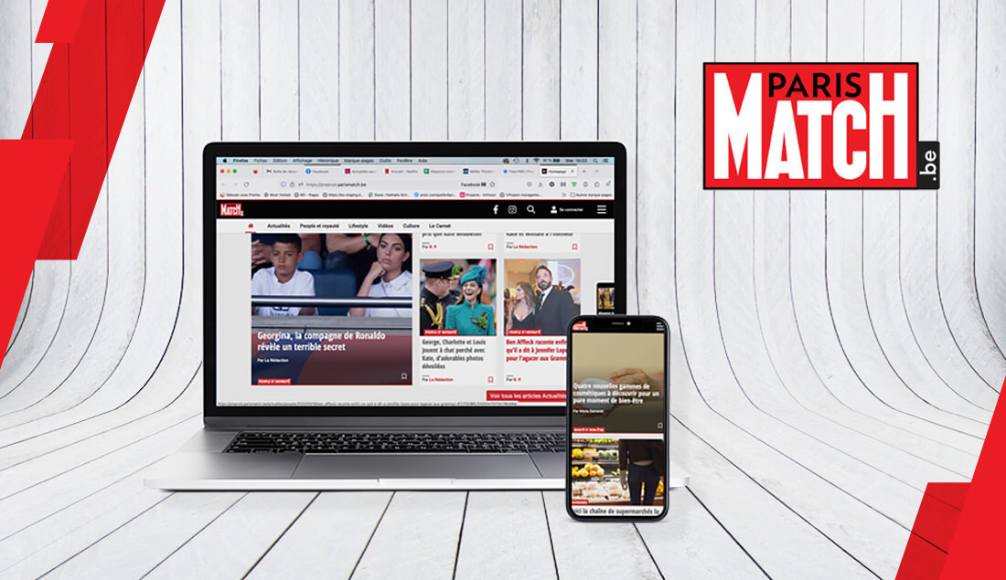 Nieuwe website voor Paris Match.be - IPM Advertising
